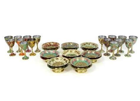 Lot 319 Sixteen Indian Brass Engraved And Coloured
