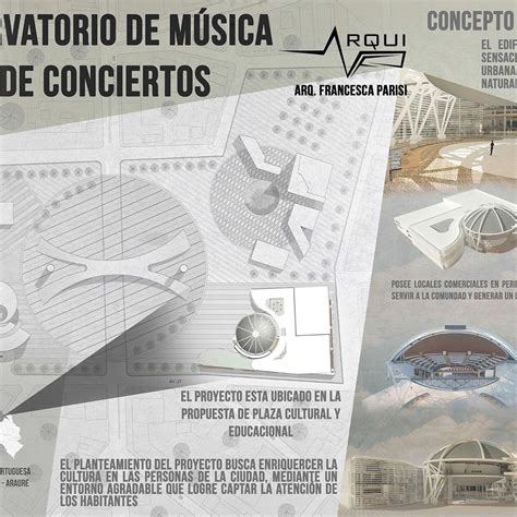 Arquitectura — Lámina De Presentación Concepto Generador
