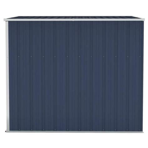 Lessaisons Abri De Jardin Mural Anthracite 118x194x178 Cm Acier 117221