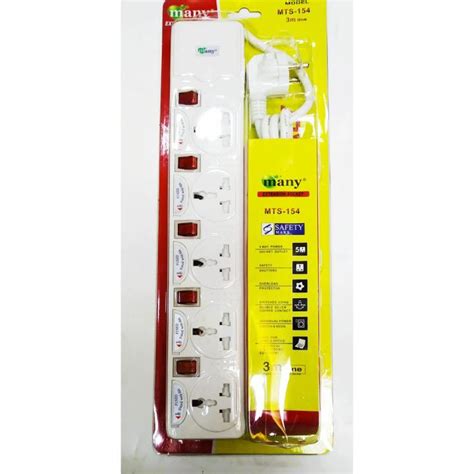 Multi Plug Function 5point Extension Sockets 2pin Power Plug Bd