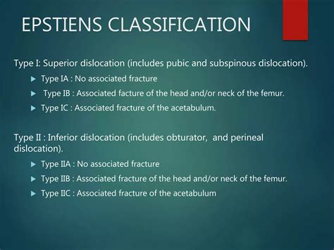 Dislocation Of Hip Pptx