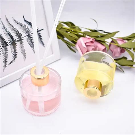 Glass Bottle Empty Luxury Oil Refill Reed Diffuser For Set T With