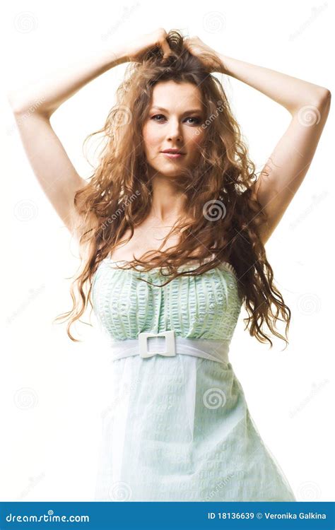 Beautiful Undress Woman Stock Image Image Of Long Luxurious 18136639