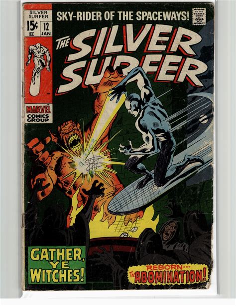 The Silver Surfer 12 1970 Silver Surfer Comic Books Bronze Age