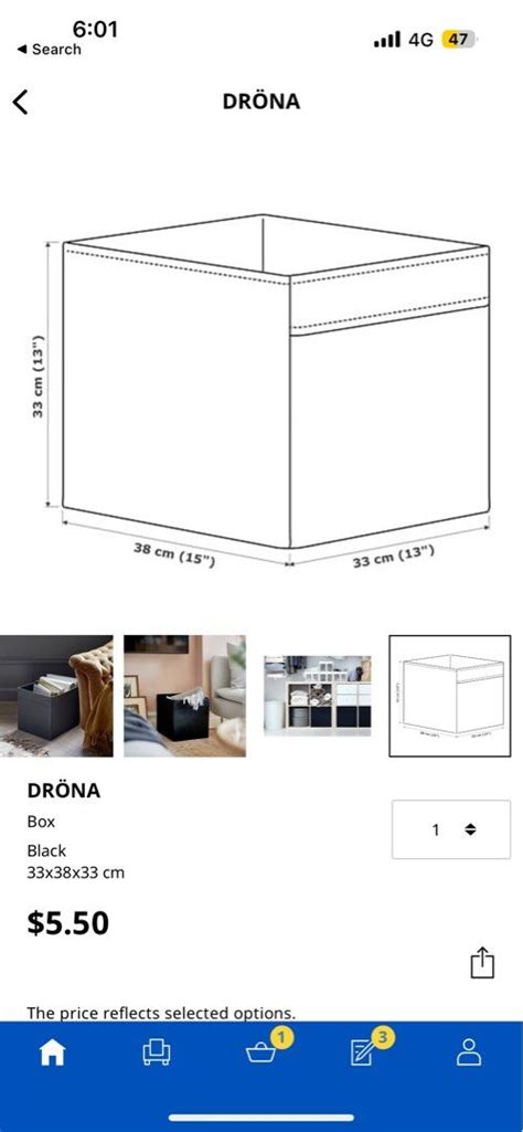 New Ikea Drona Storage Box Furniture And Home Living Home Improvement And Organisation Storage