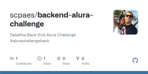 GitHub alura challenges challenge back end Aqui está a lista todos os projetos que VOCÊS