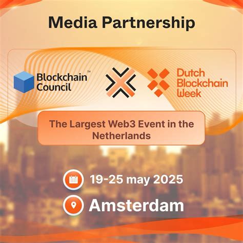 blockchain web3 dutchblockchainweek blockchaincouncil techevents