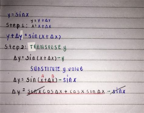 Derivatives Of Trigonometric Functions Can I Cancel The “sin X” Last