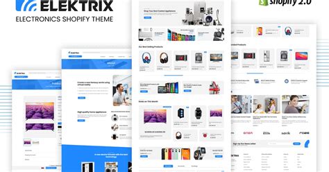 Elektrix Electronics Shopify Theme Ft Electronics And Electronic