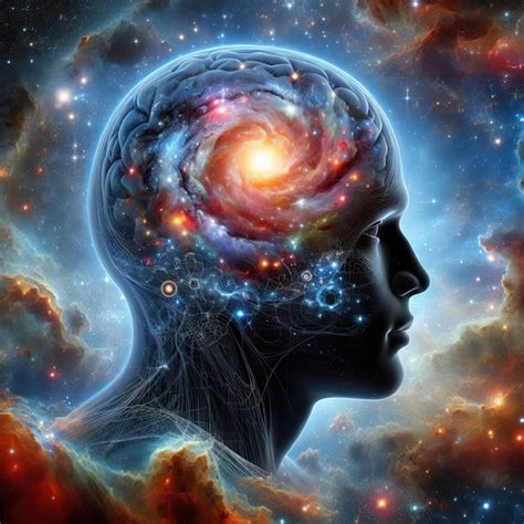 Premium Photo The Human Brain And The Universe H