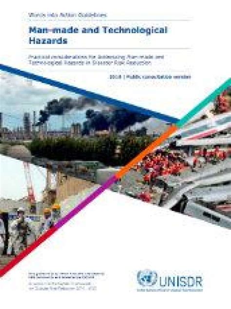 Words Into Action Guideline Man Madetechnological Hazards Undrr