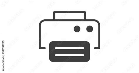 Print Button Icon Filled Print Button Icon From Tools And Utensils