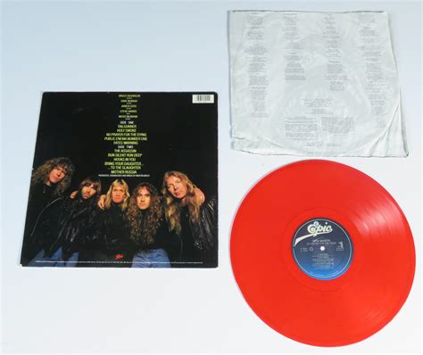 No Prayer For The Dying Iron Maiden Autographed Vinyl
