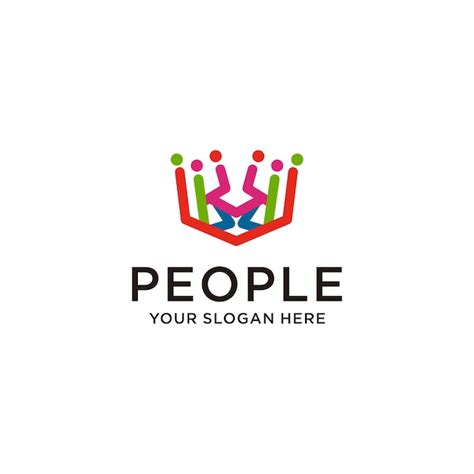 Premium Vector People Logo Icon Vector Image