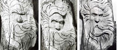 Start With A Sketch End With A Carving 144 Detailed Black And White
