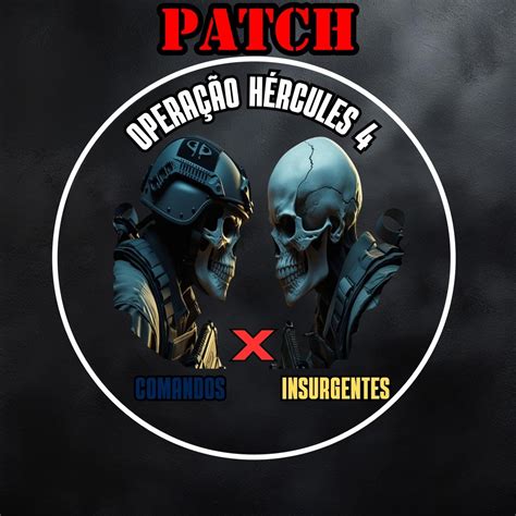 Patch Emborrachado Operação Hércules 4 Fora De Estoque Gtaxairsoft