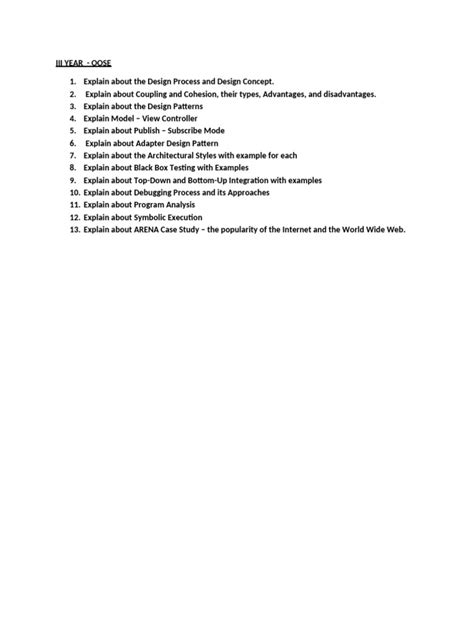 Oose Pdf Art Technology And Engineering