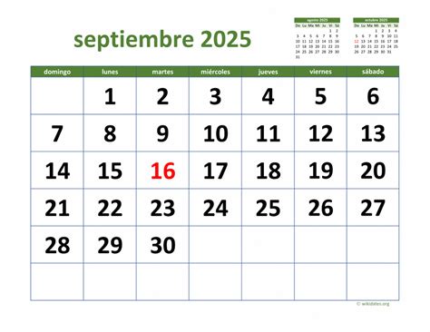 Festivos De Septiembre 2025