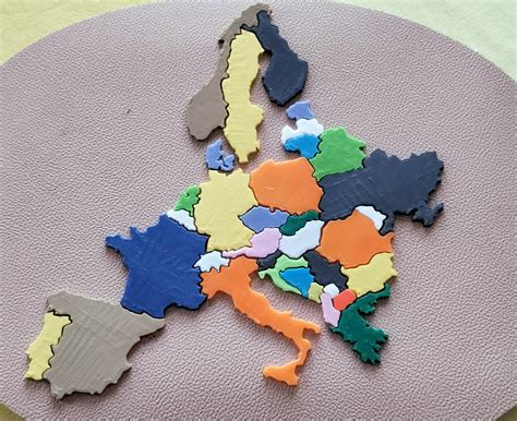 3d Printer Europe Map Puzzle • Made With Artillery Sidewinder 2・cults