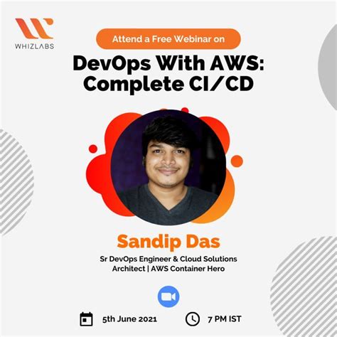 Sandip Das On Linkedin Whizlabs Webinar Devops Aws Awscertified Cloudcomputingservices