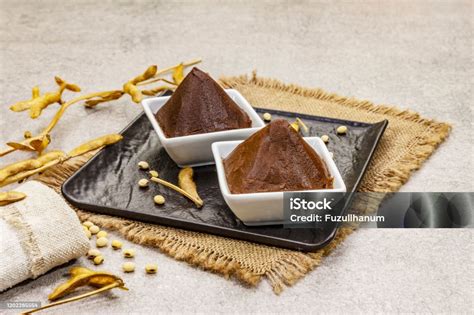 Miso Paste Traditional Japanese Seasoning Two Types Dark And Light