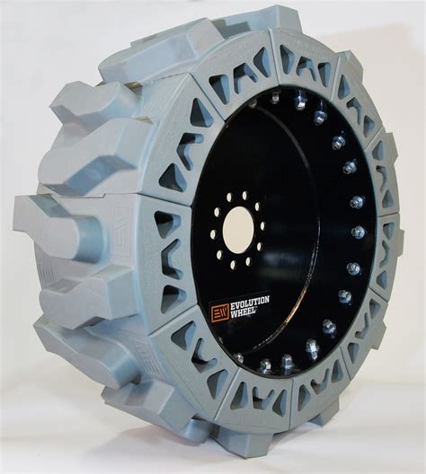 Evolution Wheel Non Marking Bobcat Solid Tires