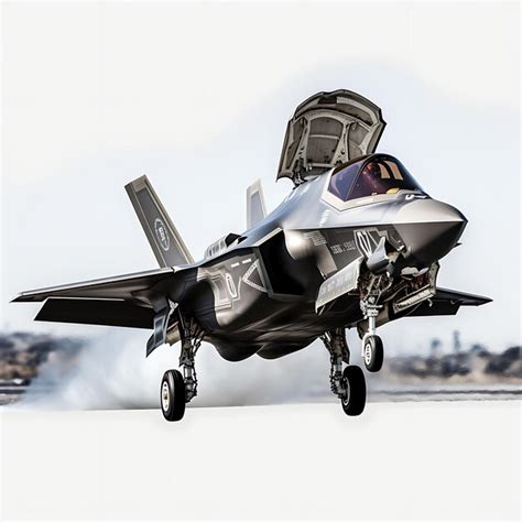 Isolado De F 35 Lightning Ii 2006 Cazador Multirrol En Fondo Blanco En