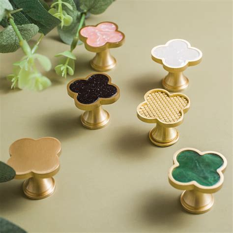 Clover Brass Knobs And Pullsnature Shell Drawer Knobs Etsy Australia