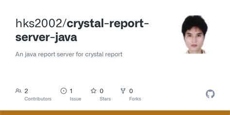 Github Hks2002crystal Report Server Java An Java Report Server For Crystal Report