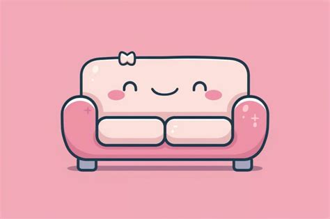 Descarga Sofá Animado Bonito Fondos En Línea Creative Fabrica