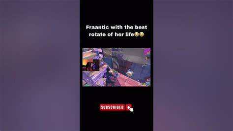 No Way Fraantic Just Rotated Like This 😳😭 Fortnite Youtube
