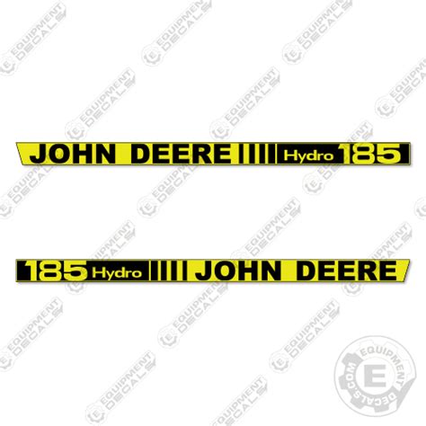 Fits John Deere 185 Hydro Decal Kit Mower Jd 185 Hydro