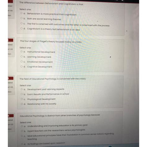 The Difference Between Behaviorism And Cognitivisim