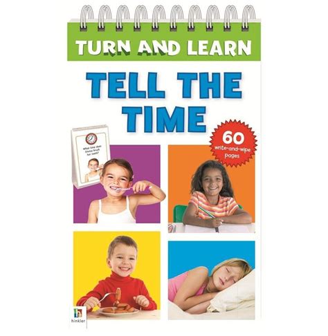 Turn And Learn Tell The Time Paperback Early Learning Crossword