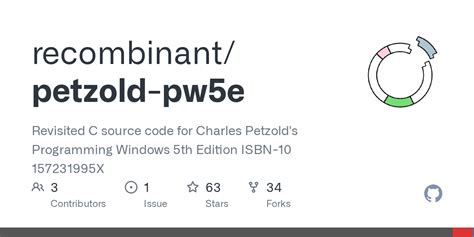 Github Recombinantpetzold Pw5e Revisited C Source Code For Charles