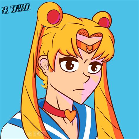 Seilor Moon Head By Srricardoart On Deviantart