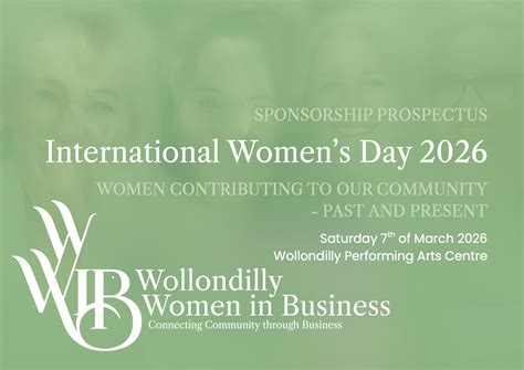International Womens Day 2026 Wwib