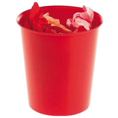 Papperskorg Röd 16l Bluebird Medical Bluebird Medical Ab