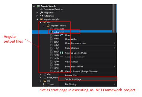 Net How Can I Combine Angular Frontend With ASP NET API Backend In One Solution File