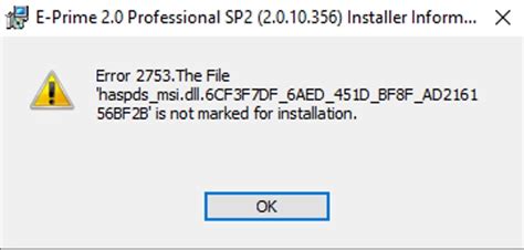 Error Hasp Driver Version 8 31 Or Later Causes E Prime 2 0 Installation Error 2753 [39149