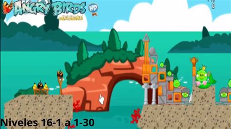 Angry Birds Trilogy Wii Season 100 Walktrought Niveles 16 1 A 1 30
