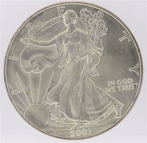 2001 American Silver Eagle Dollar Coin