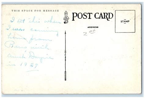 1937 Pershing Memorial Hospital Cheyenne Wyoming Wy Vintage Posted