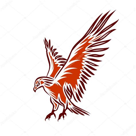 Flying Eagle — Stock Vector © Weit 83730464