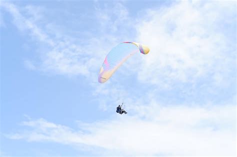 Premium Photo Beautiful Sky Diving As A Background