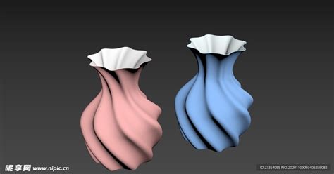 花瓶设计图3d作品3d设计设计图库昵图网