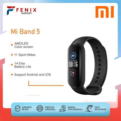 Jual Smartband Xiaomi Mi Band Amoled Smartwatch Original Garansi Tam Shopee Indonesia