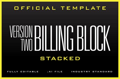 The Billing Block Template V2 A Flyer Template By Xxdeadpixels