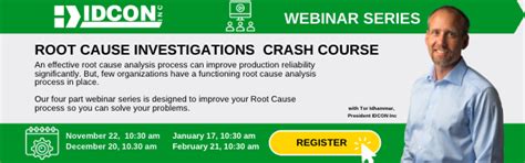 Get A Crash Course In Root Cause Investigations Shop Idcon