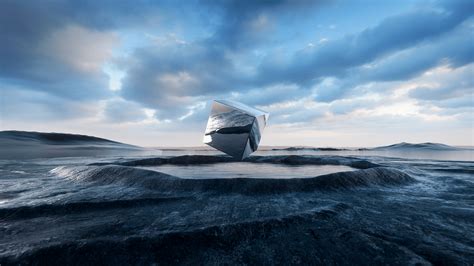 Glacier Rock Terrain Building Graphic Design Photography